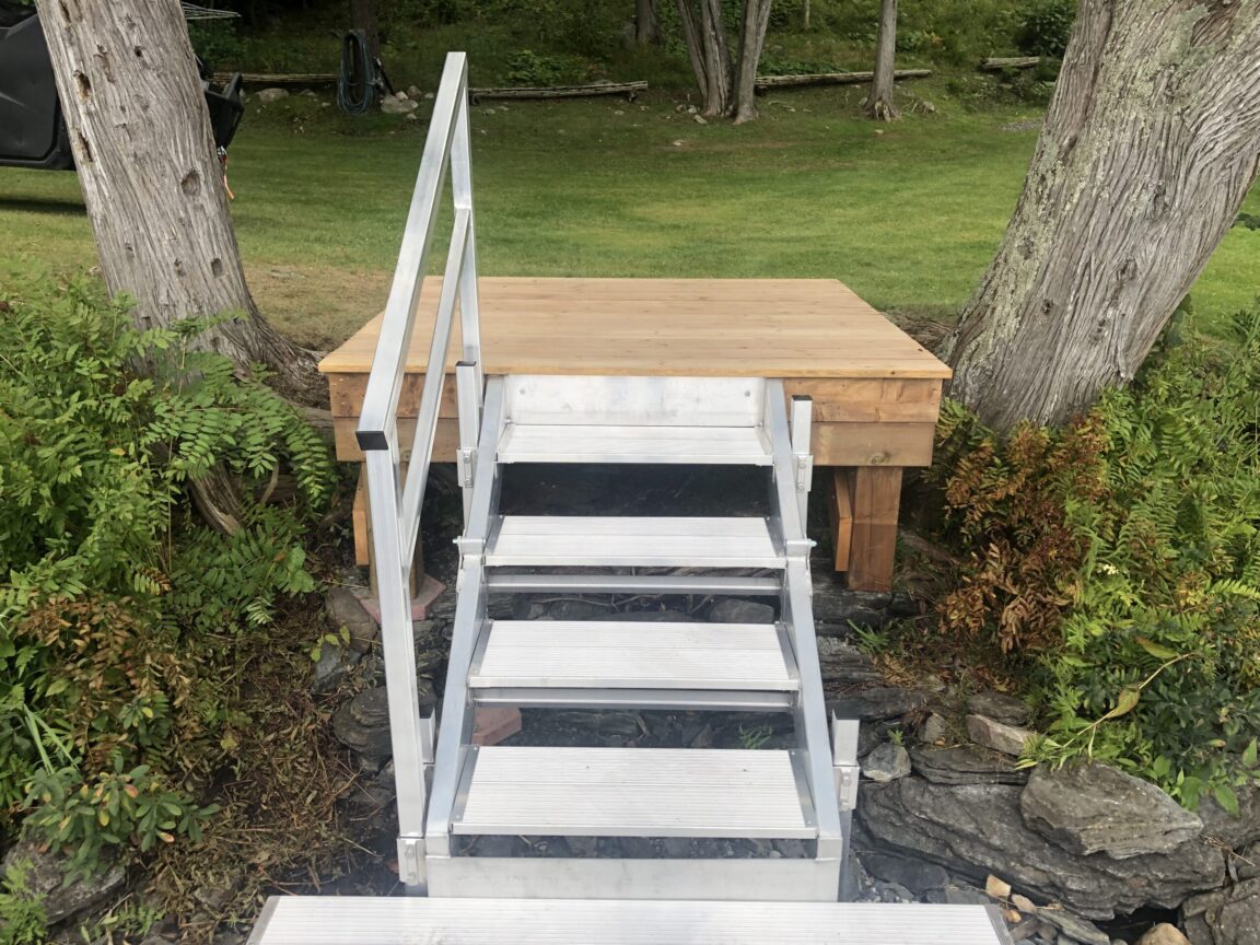 CUSTOM STAIRS & PLATFORMS - Dockmaster - InstantDeck - Benchmaster ...