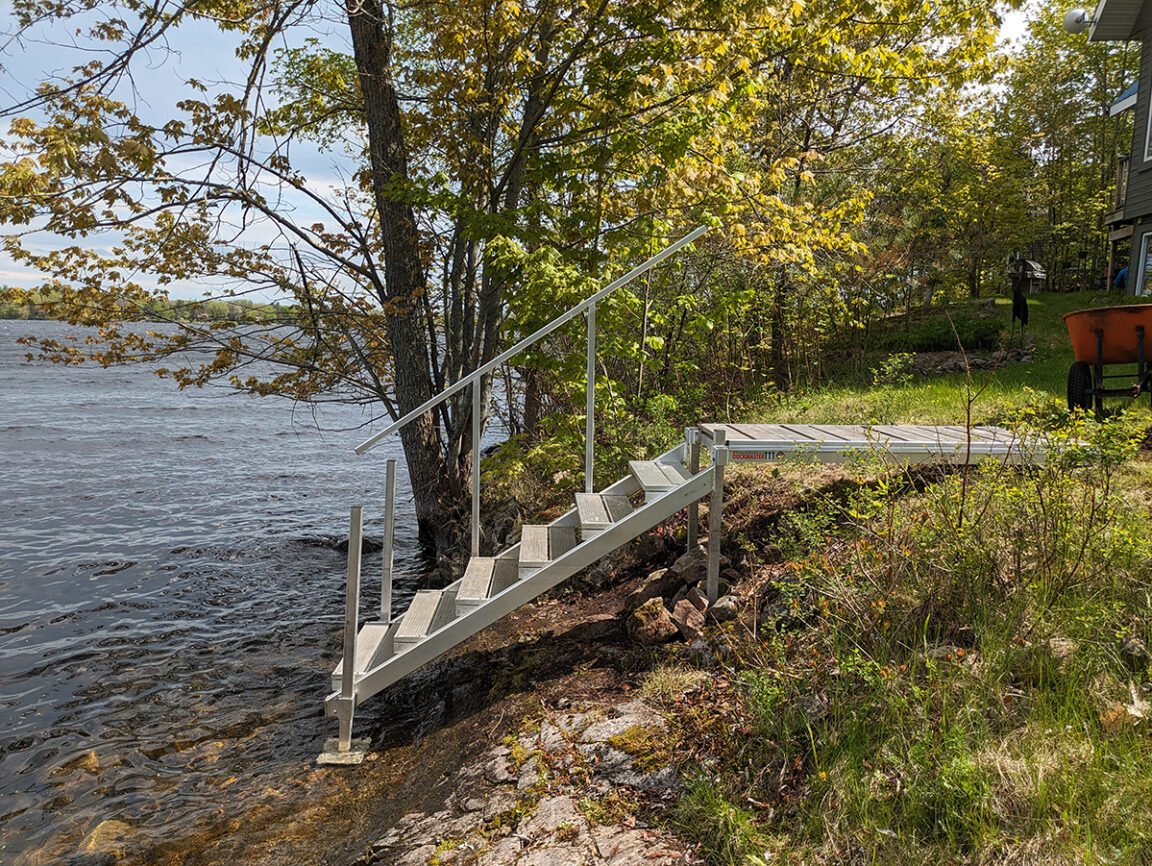 CUSTOM STAIRS & PLATFORMS - Dockmaster - InstantDeck - Benchmaster ...